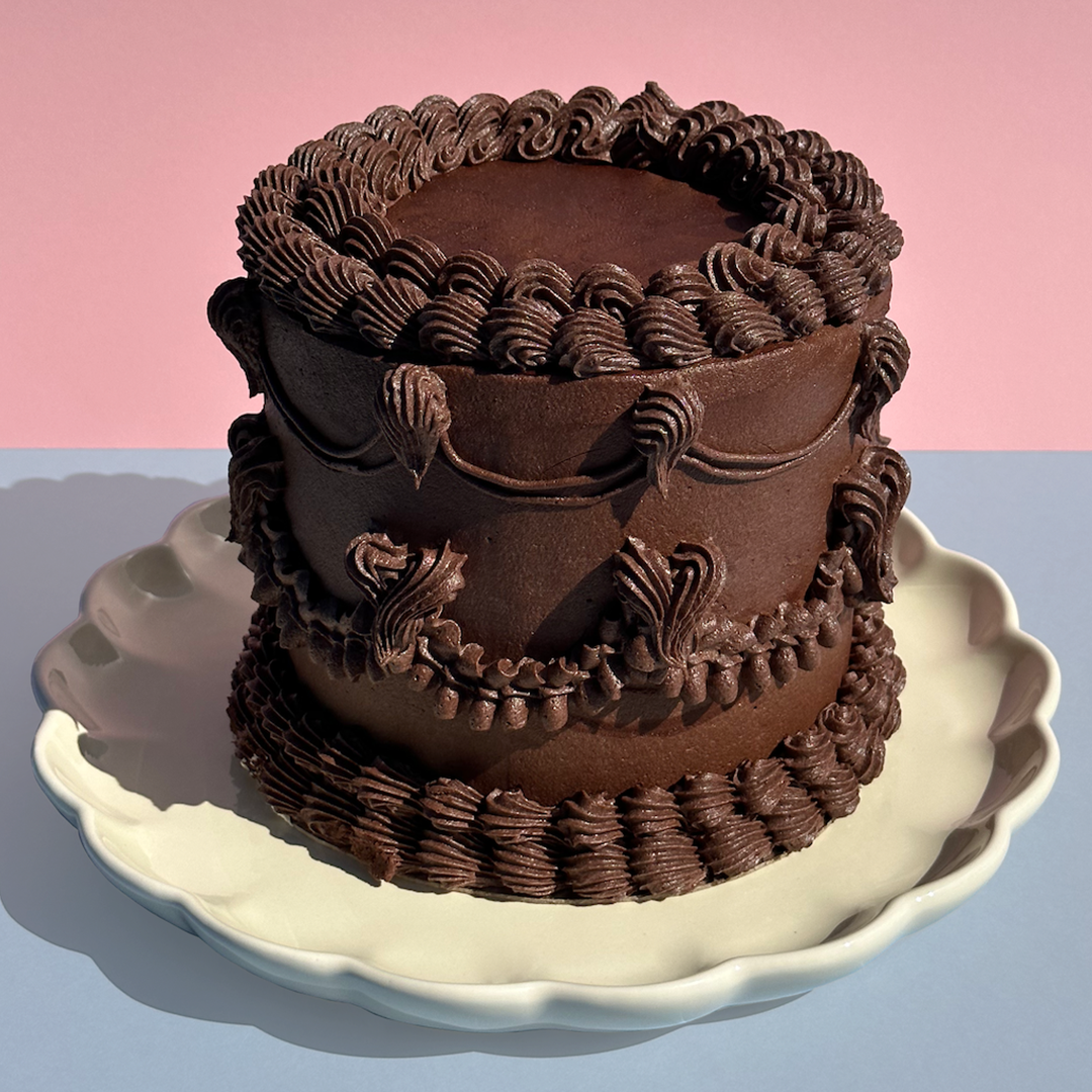 "Coco" | Chocolate Vintage Cake (Round) | Bellatino's Kitchen